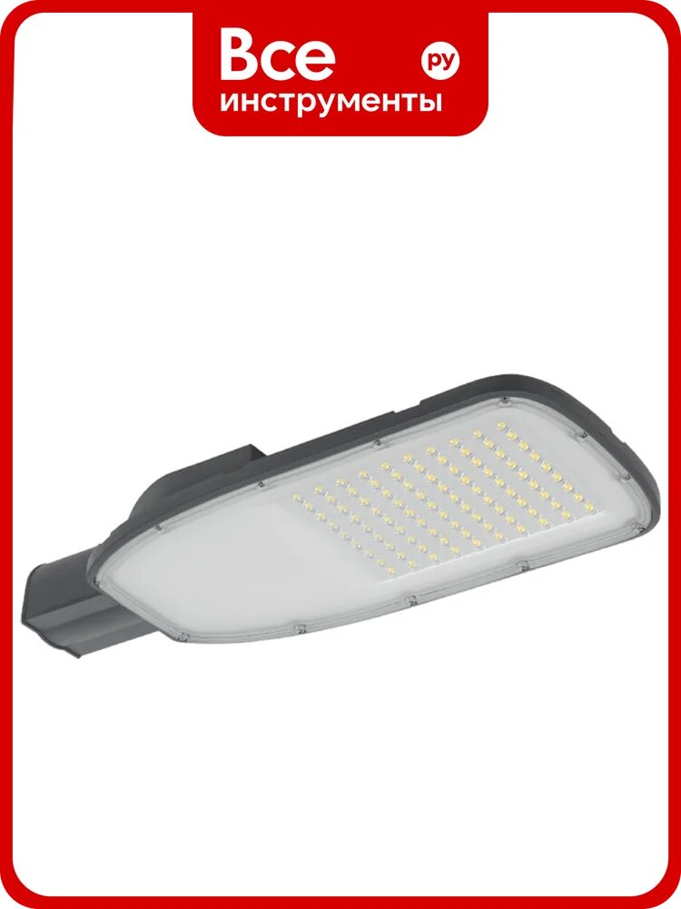 Светильник IEK ДКУ 1004-100Ш, LED, 5000К, IP65, серый LDKU1-1004-100-5000-K03