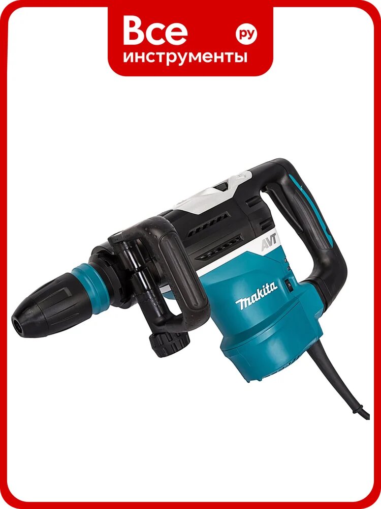 Перфоратор Makita HR4013C с ударом, профессиональный, вертикальный двигатель, режим Vario-lock, виброзащита