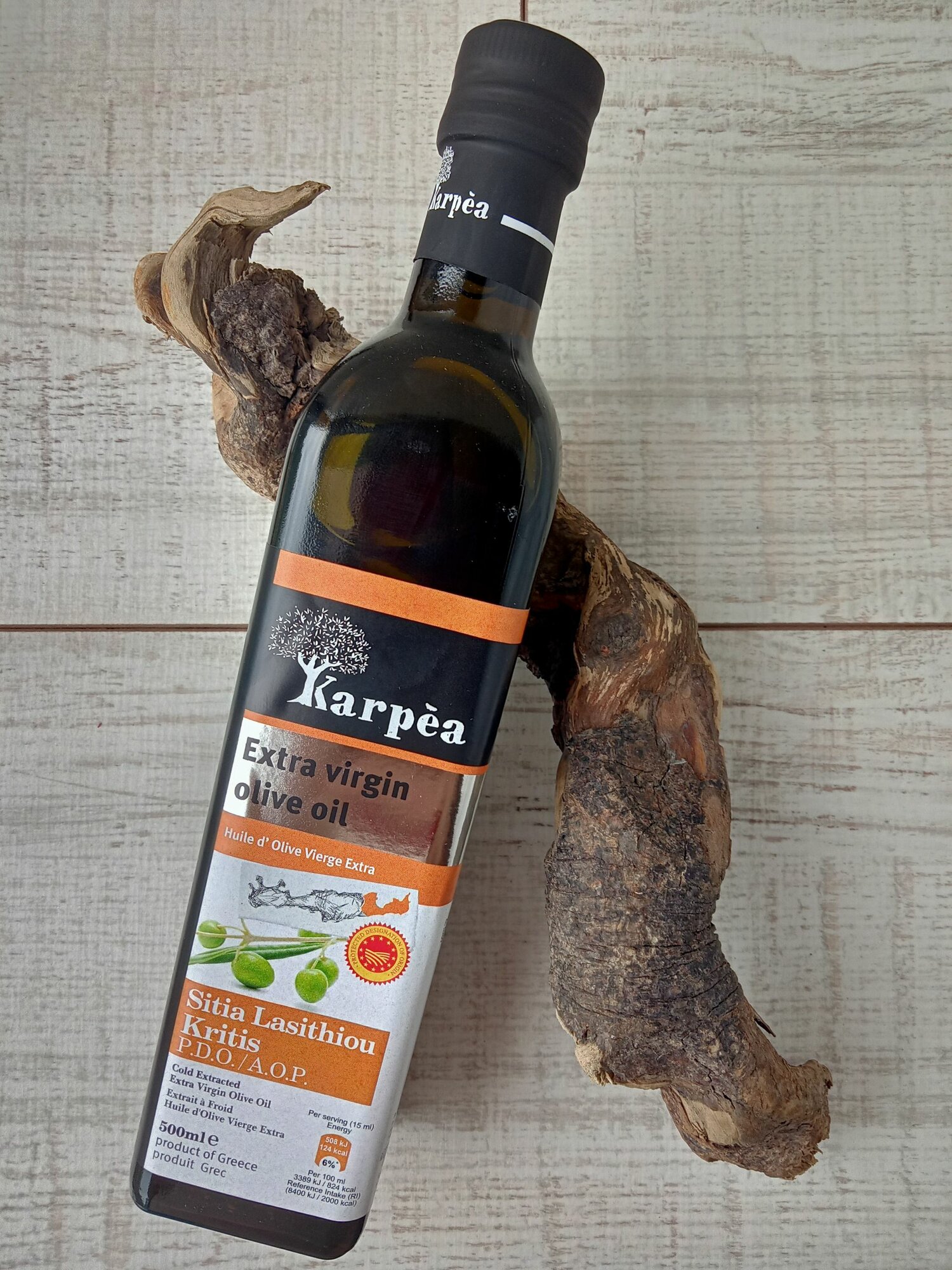 Масло оливковое низкой кислотности PDO Sitia, Extra Virgin, 500 мл