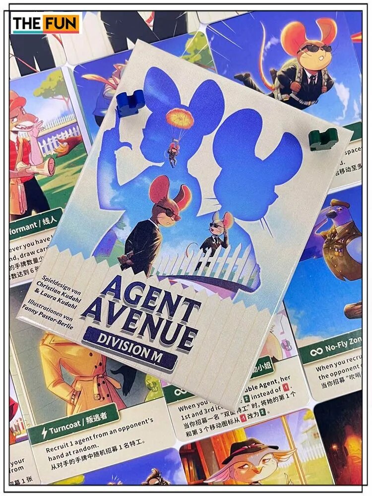 Настольная Карточная Игра Настольная Agent Avenue DLC Игра (Карточная) Новая Версия Игры