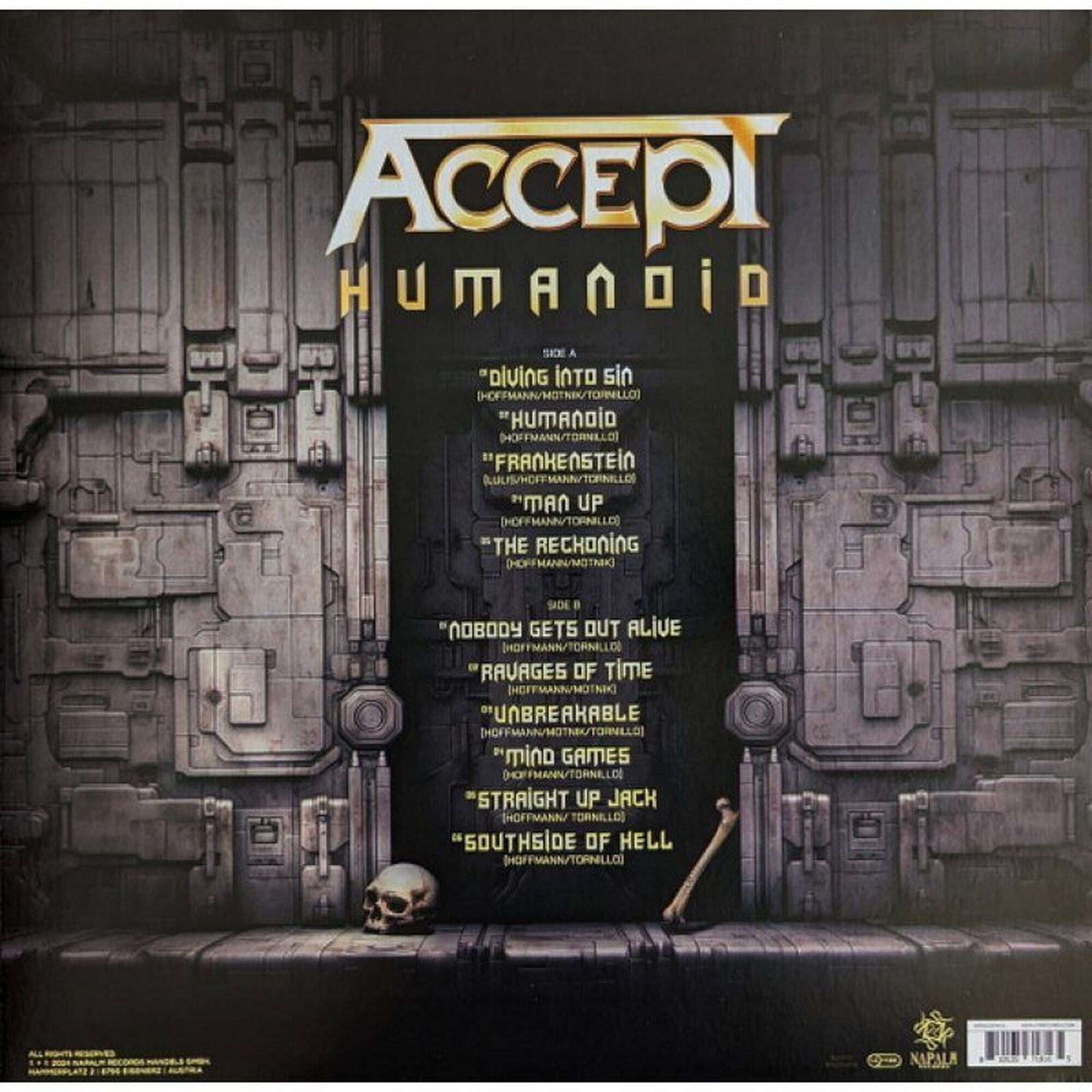 Виниловая пластинка Napalm Records "Accept - Humanoid", 2024 год, 1 шт — фото 1