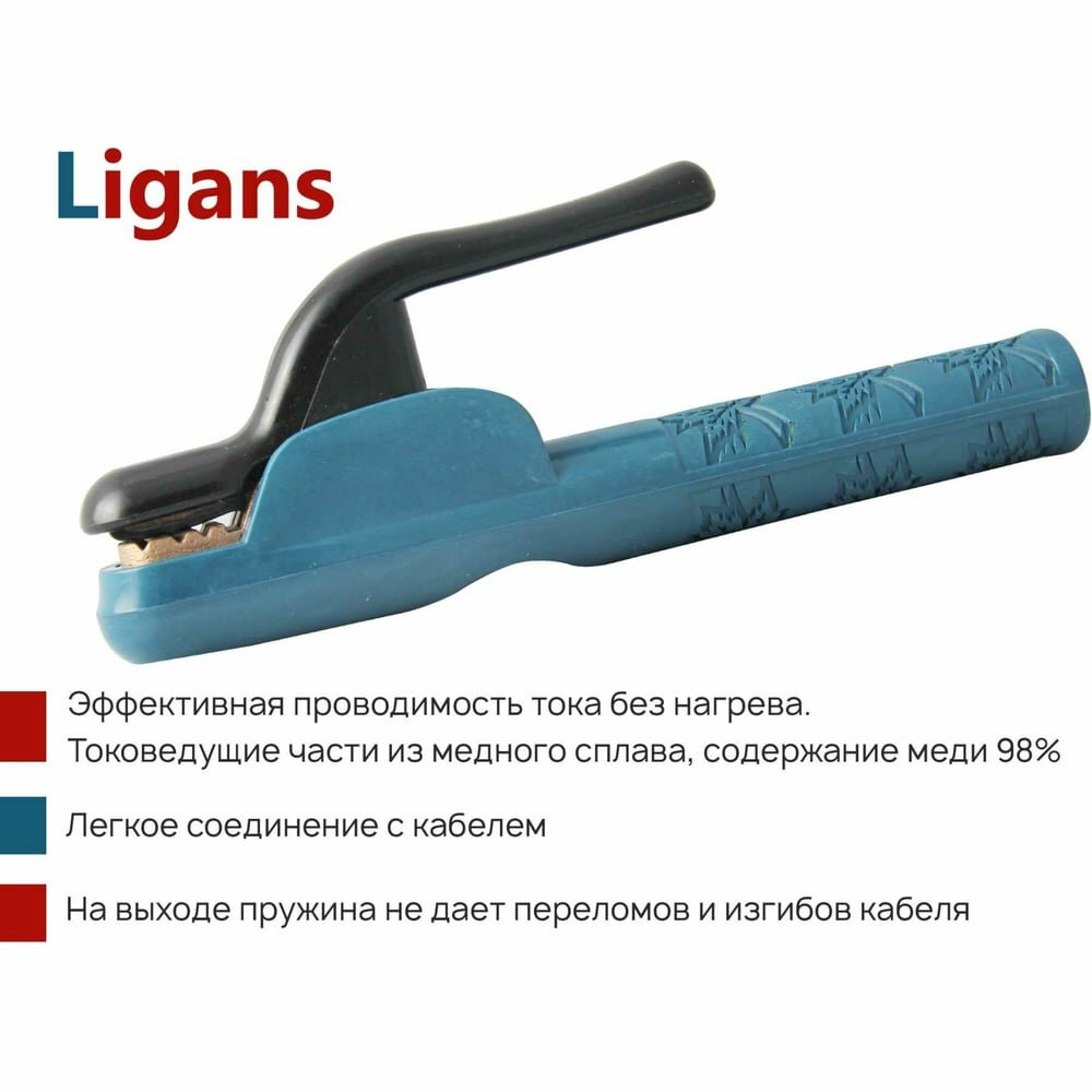 Электрододержатель 300А Ligans WC0035 — фото 1