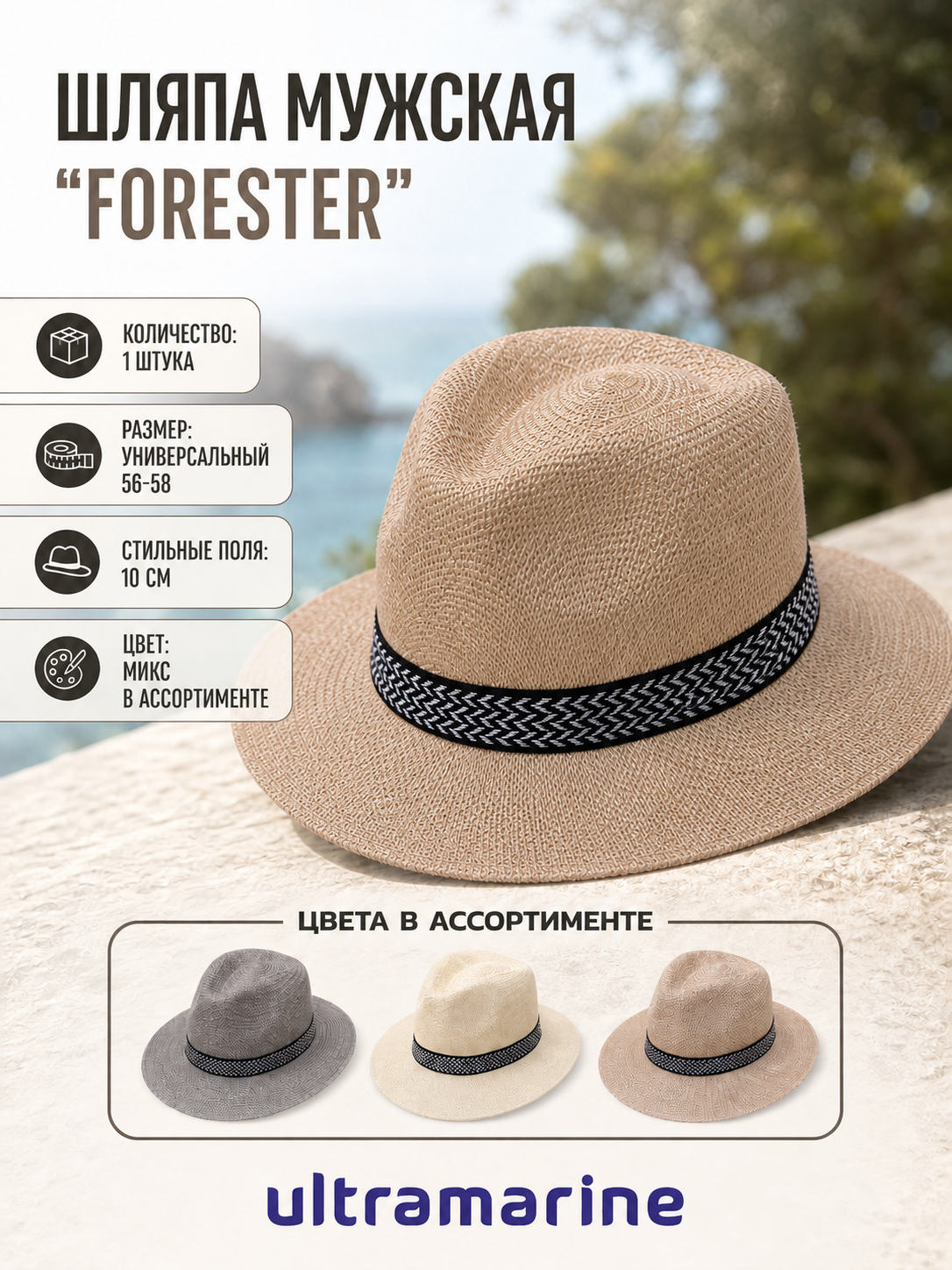 Шляпа Forester для мужчин