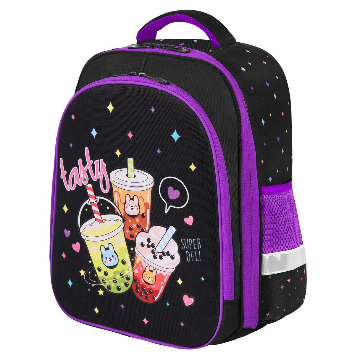 Ранец школьный Brauberg Kids STANDARD, 2 отделения, "Bubbleshake", 36х28х14см, 274426 (274426)