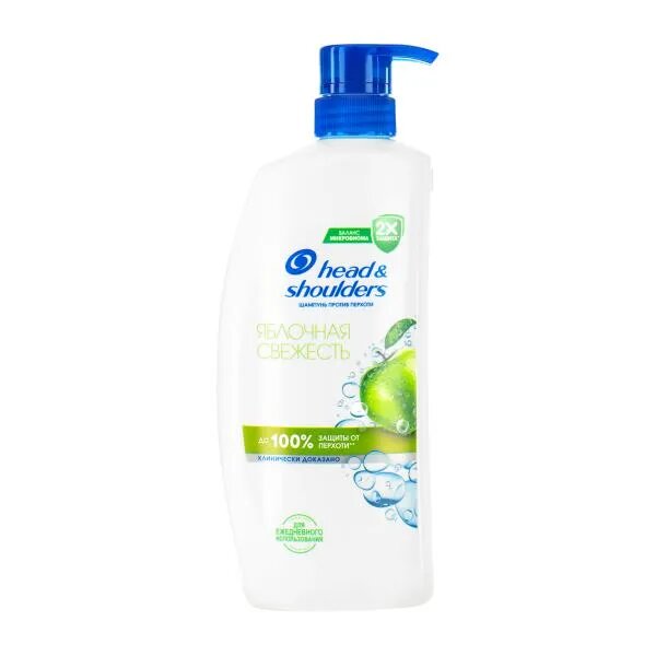 Шампунь для волос Head&Shoulders Против перхоти Яблочная свежесть 800мл