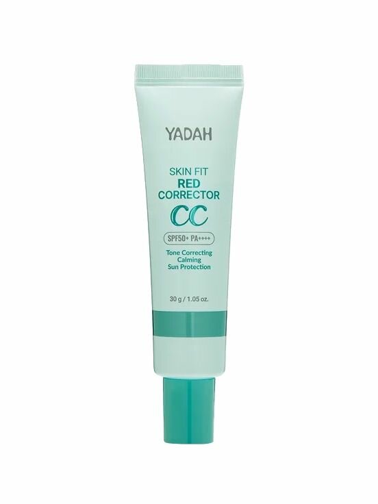 Корректирующий крем для лица SPF 50+ PA++++ Yadah Skin fit Red corrector
