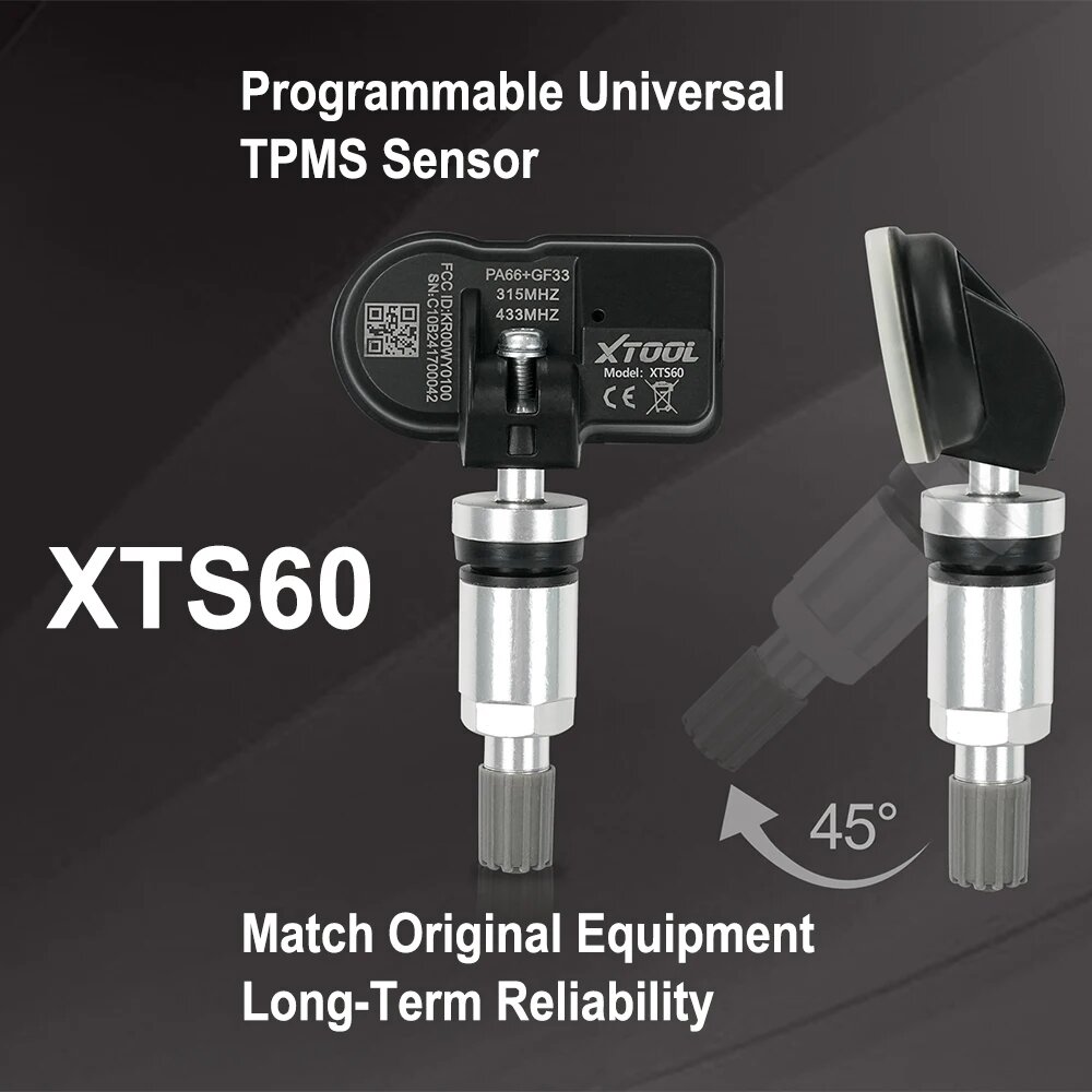 Датчик XTOOL XTS60 с двойной частотой (315 МГц + 433 МГц), программируемый, версия для Sensor 4pcs
