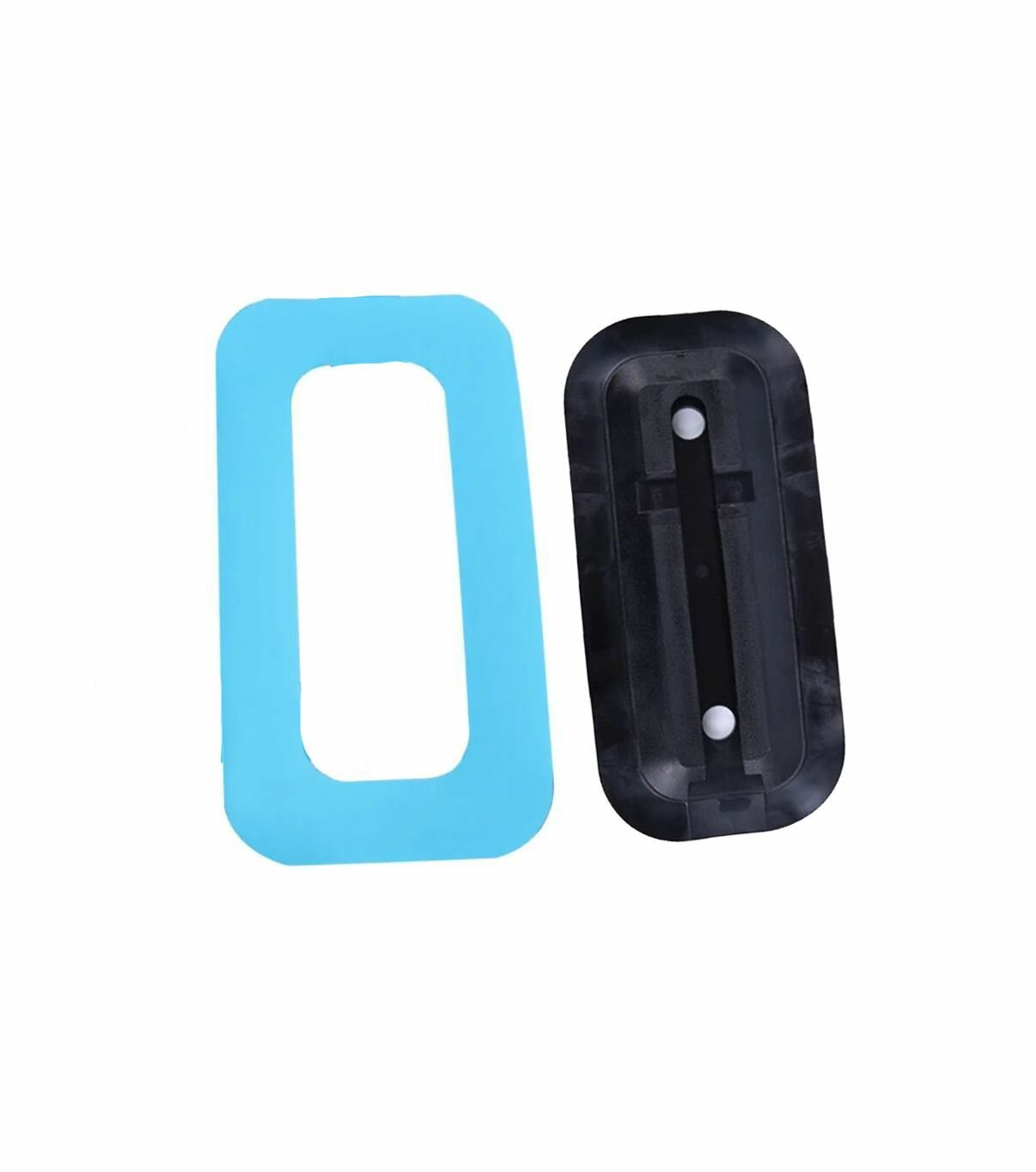 Площадка для плавника SUP Slide In + патч для наклеивания площадки плавника SUP доски бирюзовый 28,5*15,2 см