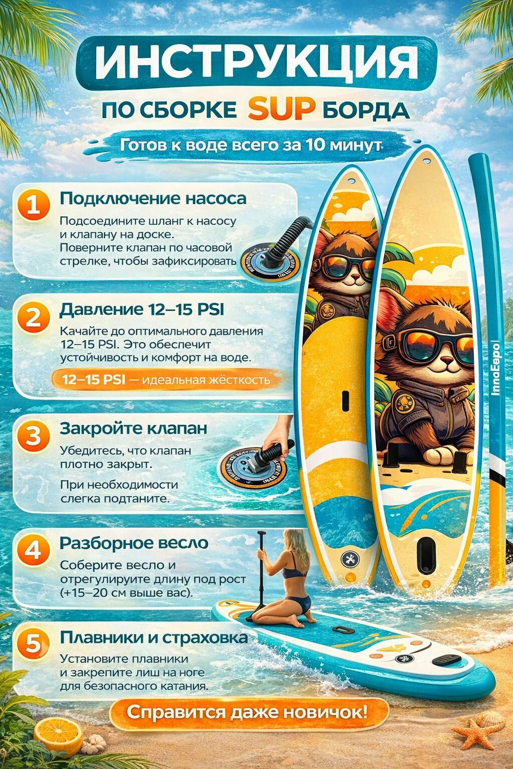 Solidworks SUP-доска83 см — фото 1