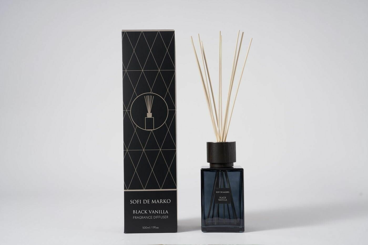 Ароматический диффузор "Black vanilla" от Sofi de Marko, голубой, 500 мл