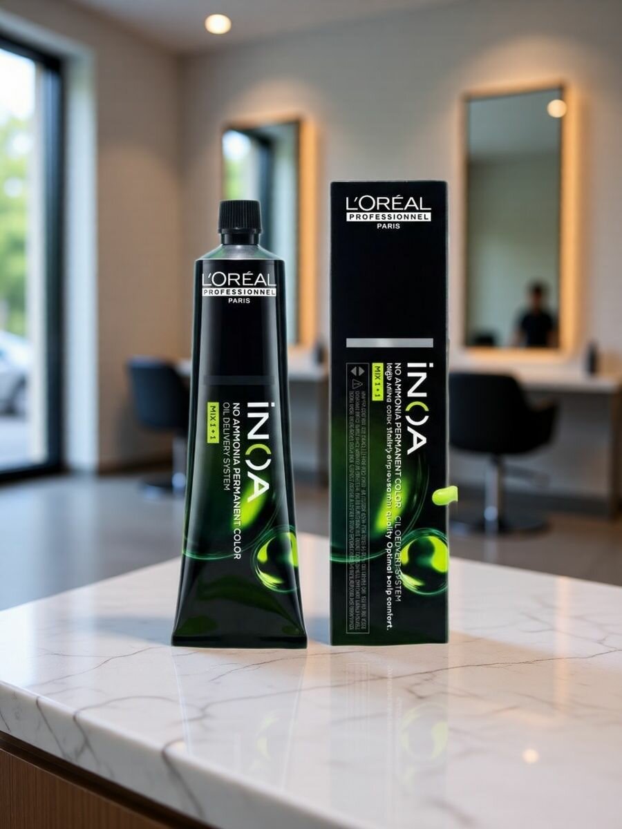 Краска L'Oreal Professionnel INOA ODS2 для волос без аммиака, 8.0 светлый блондин глубокий, 60 мл