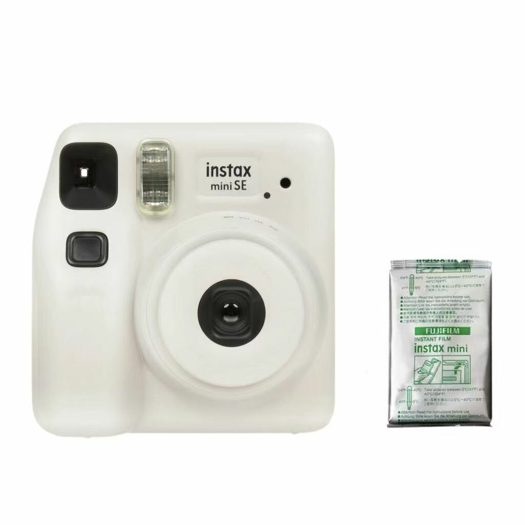 Фотоаппарат моментальной печати, Fujifilm Instax MINI SE, GREY(В комплекте 10 листов фотобумаги)