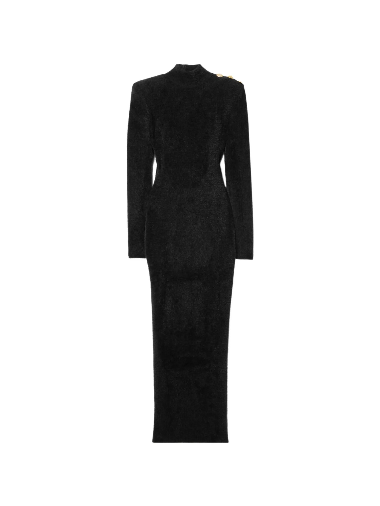 Платье Button-embellished long-sleeve dress