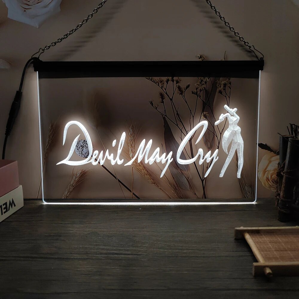 3D-неоновая Вывеска С LED-подсветкой Для Декора Дома, Комнаты, Спальни, Офиса, EU-40x30cm, White