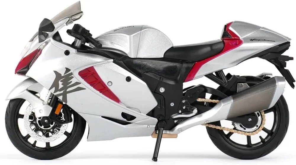 Модель гоночного мотоцикла Maisto 1:12 Suzuki Suzuki Hayabusa 2022 из сплава