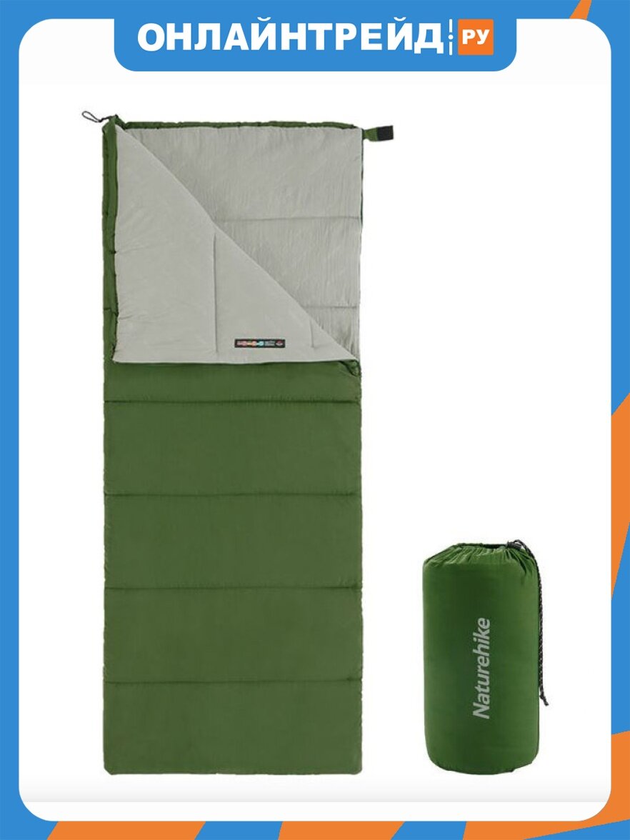 Спальный мешок Naturehike F150 NH22MSD05 зелёный