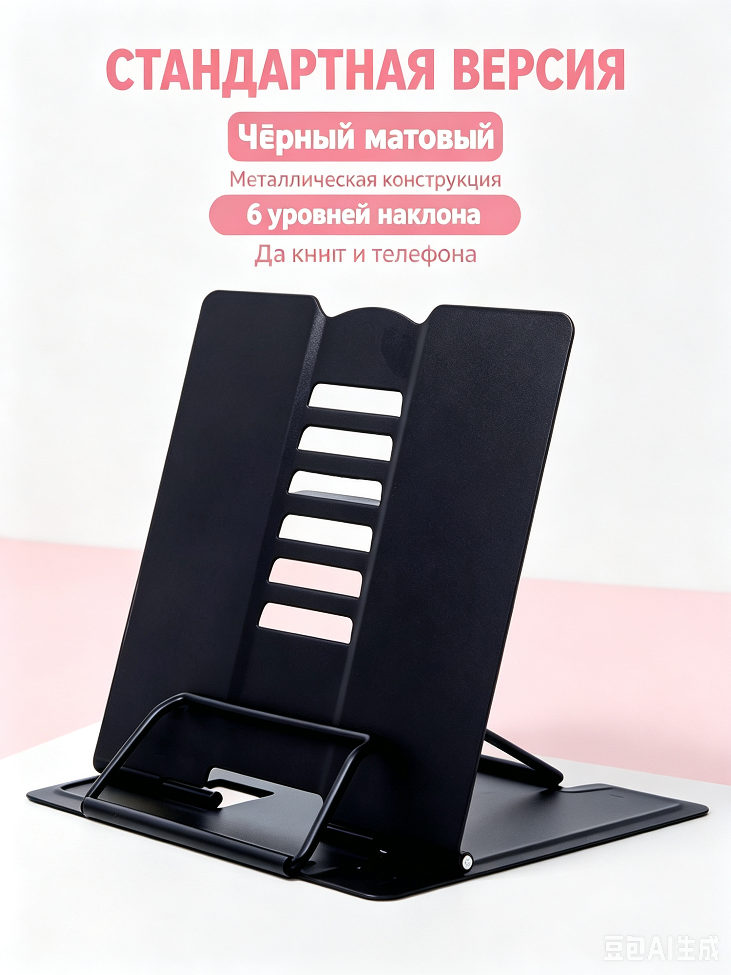 Книжная полка из кованого железа, регулируемая по высоте, удобная в переноске, 21*16,5 * 19 см