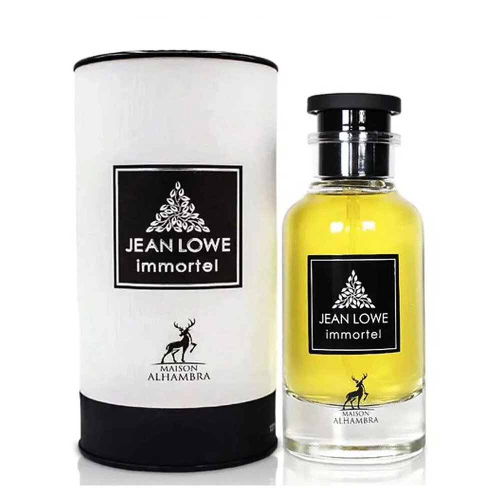 Парфюмерная вода для мужчин Alhambra Jean Lowe Immortel 100 мл / Духи Альхамбра Жан Лоу Иммортел / Бессмертный