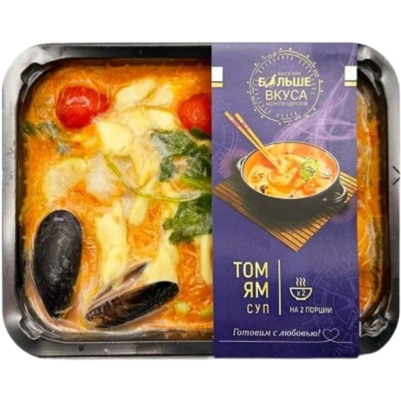 Суп "Том Ям" классич. упак. 370 гр.