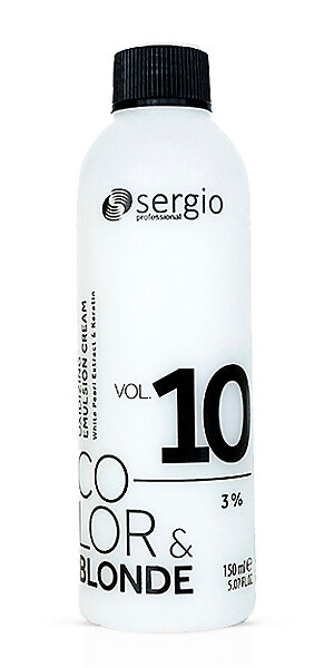 SERGIO Крем-окислитель Color&blonde 3 % (10 vol) 150мл