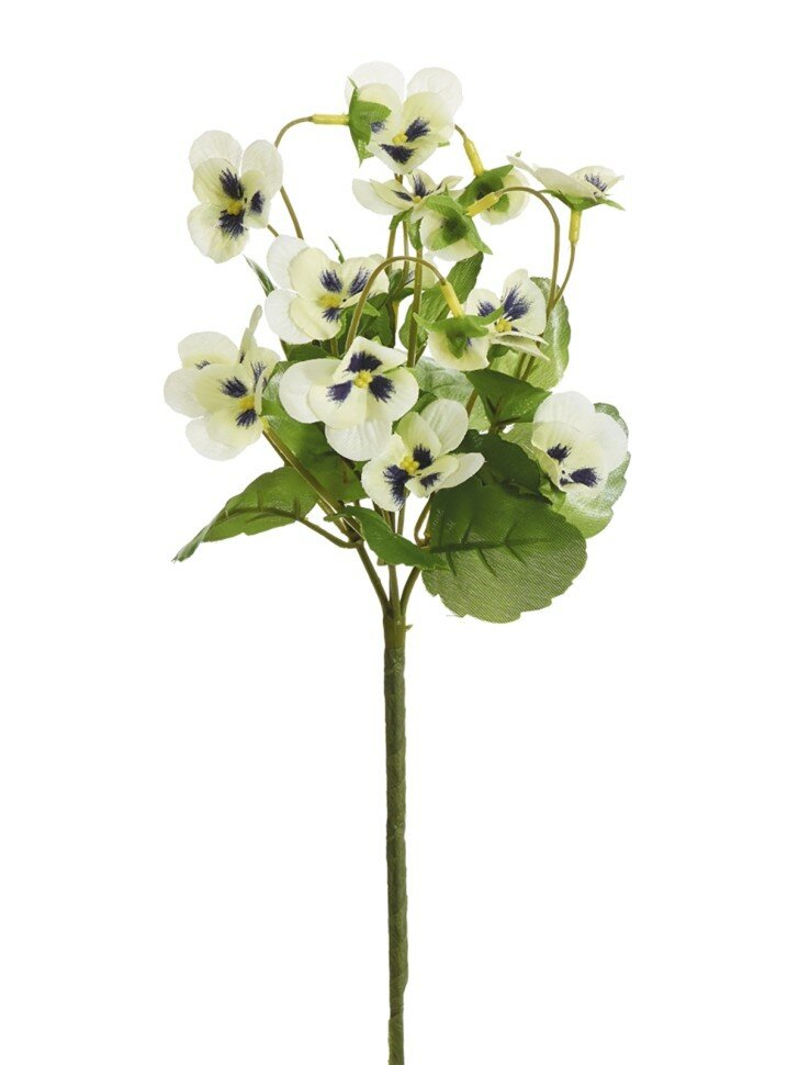 Fiebiger Floristik 204174-130 Ветка декоративная "Анютины глазки", 20 см