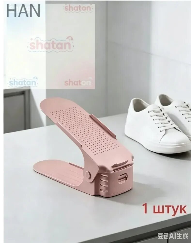 Подставка для обуви 1 шт 25 см x 9.5 см x 16 см розовый