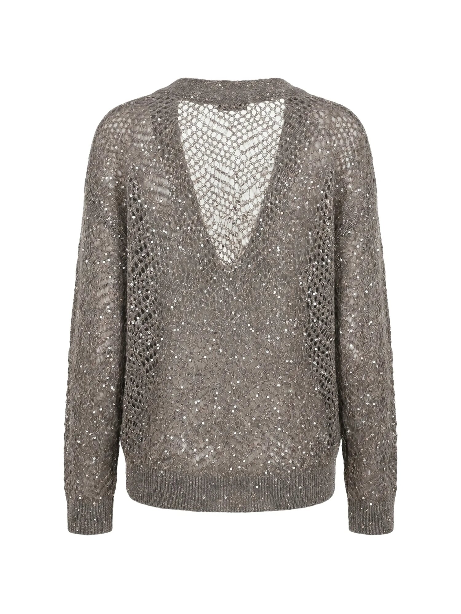 Кардиган BRUNELLO CUCINELLI Dazzling sequin-embellished cardigan, размер 38 — фото 1