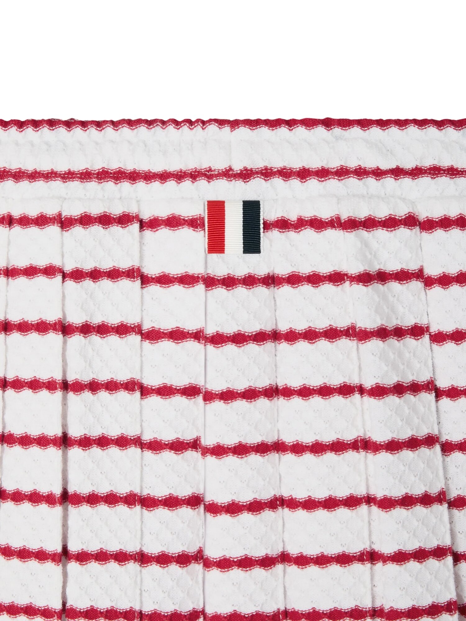 Юбка THOM BROWNE, размер 12 лет, бежевый/белый — фото 1