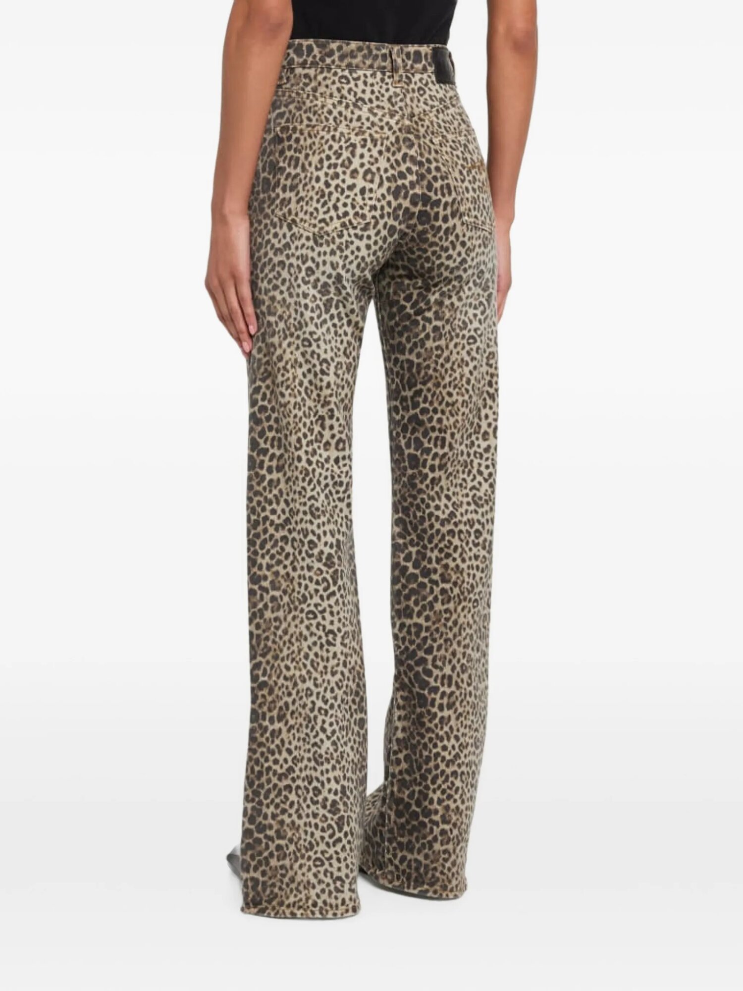 Джинсы R13 Leopard-print Jane jeans, размер 10 — фото 1