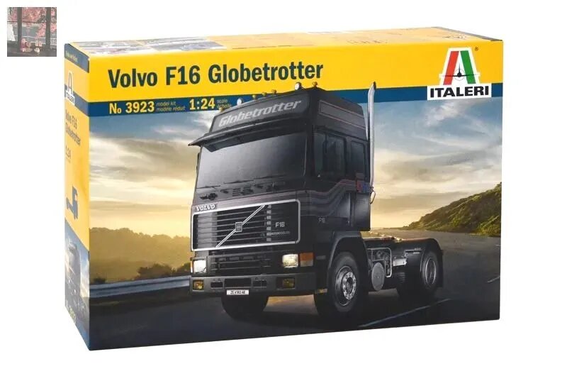 Сборная модель автомобиля тягач volvo F16 globetrotter Масштаб 1/24 (24 см) Арт.3923ИТ