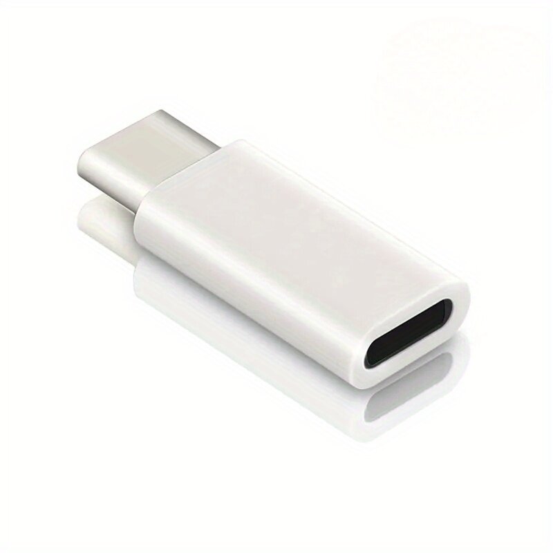 Адаптер зарядки и синхронизации данных с USB-C на 8-pin для iPhone/iPad, 3 шт, белый