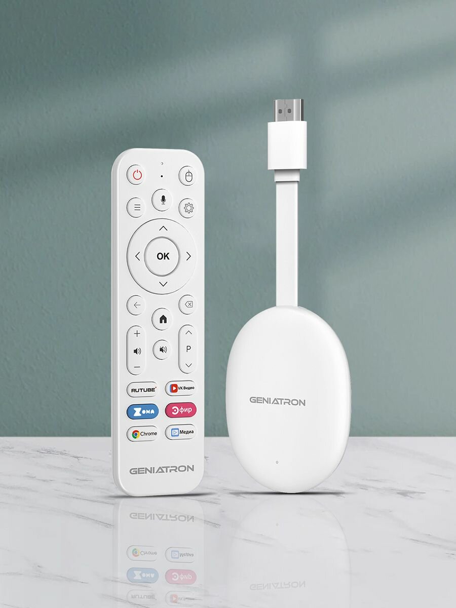 Медиаплеер GENIATRON Tanix W2 Slim 2/16Гб смарт ТВ приставка Allwinner H618 Android 12 4K, Караоке система 4K приставка караоке бокс Android 12 ТВ бокс