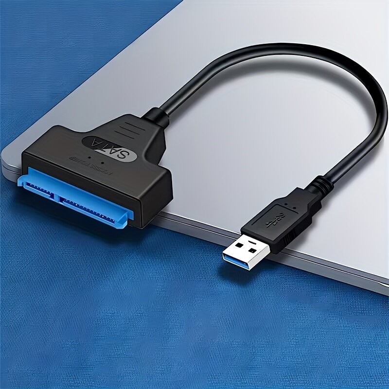 Адаптер SATA 2.5" - USB 3.0 для внешнего жесткого диска с поддержкой UASP, высокая скорость передачи, Plug & Play, компактный