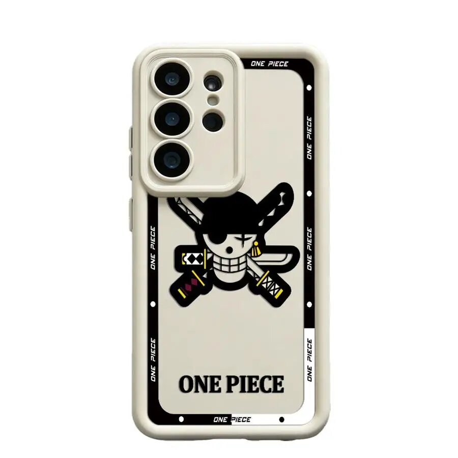 Чехол One Piece Galaxy S24 FE, белый, Mix03