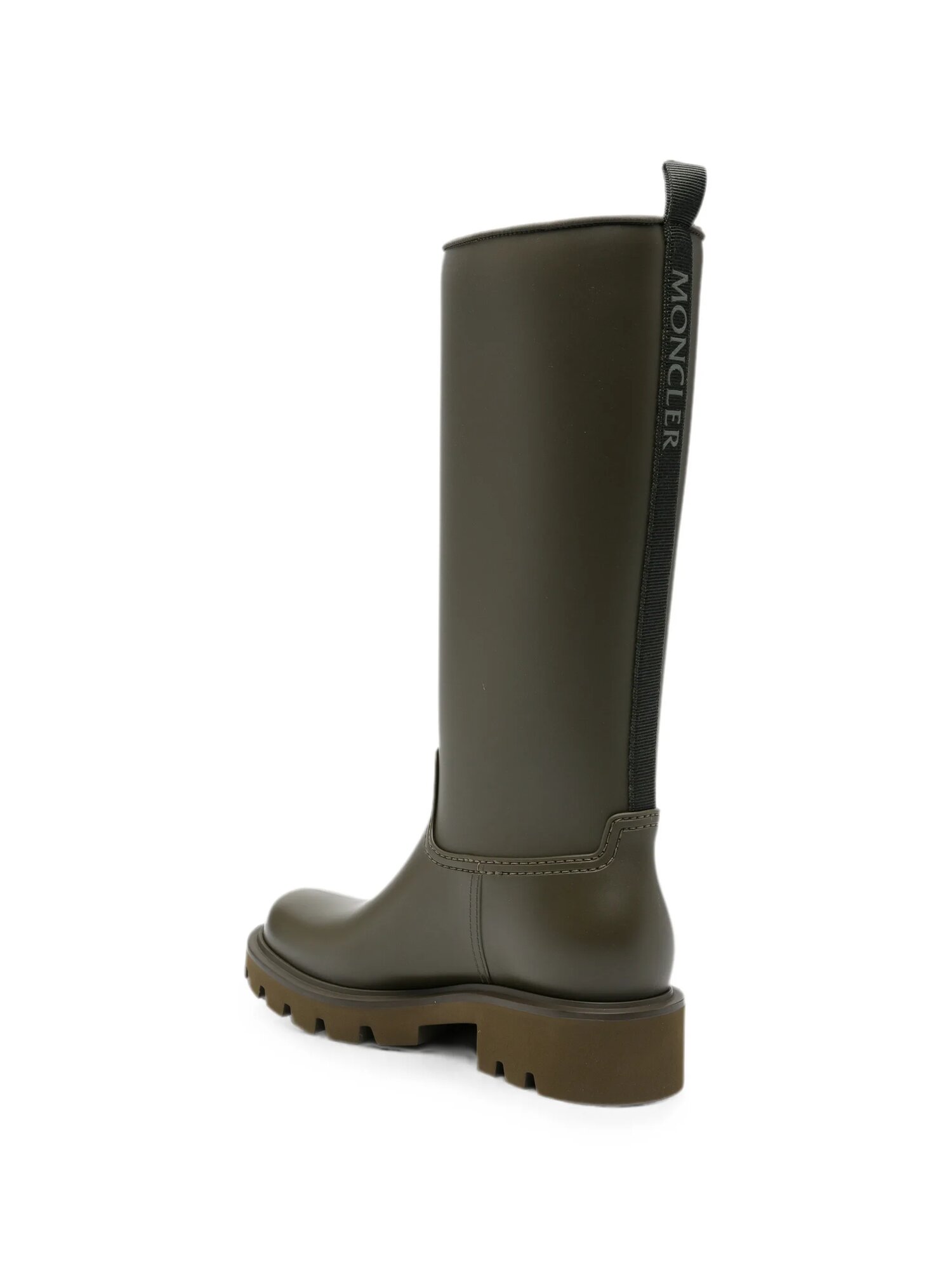 Ботинки Moncler Kickstream logo-patch rain boots, размер 2 — фото 1