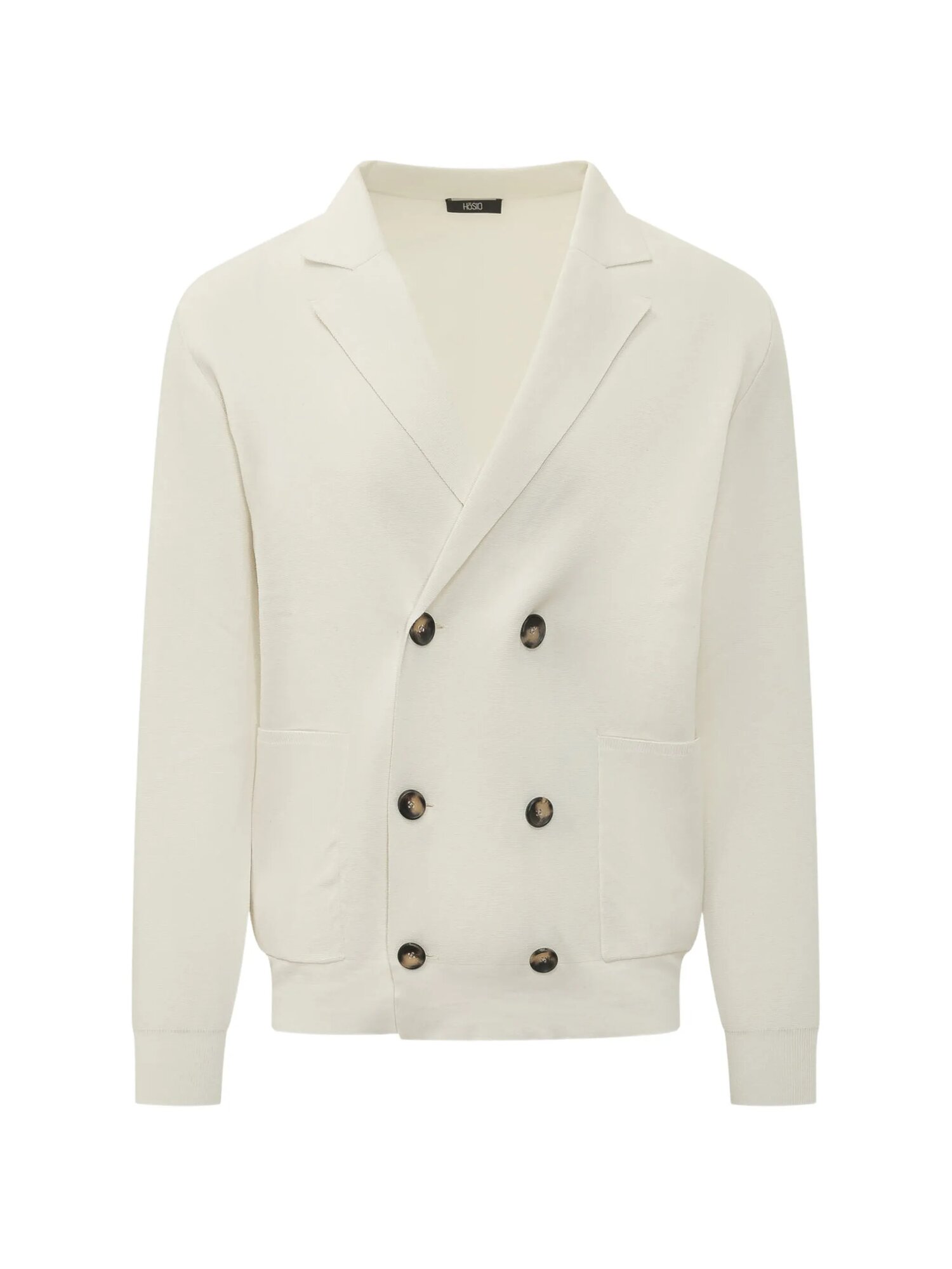Пиджак Double-breasted patch-pocket blazer-style cardigan