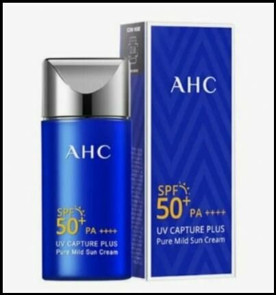 Легкий солнцезащитный крем AHC Pure Mild Sun Cream SPF 50+ 50мл SPF 50 мл
