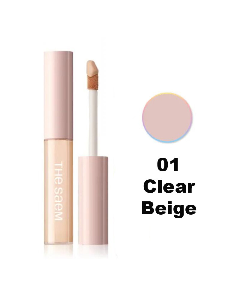 The Saem Суперстойкий консилер 6, 5 г Cover Perfection Fixealer, оттенок 1 Clear Beige