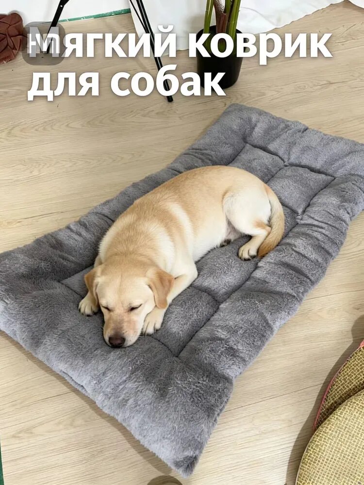 ZHONE Лежанка для собак больших пород - Ортопедическая ультрамягкая лежанка для собак аляскинский маламут, немецкая овчарка, лабрадор, ротвейлер, хаски, овчарка с эффектом памяти и съемным чехлом.
