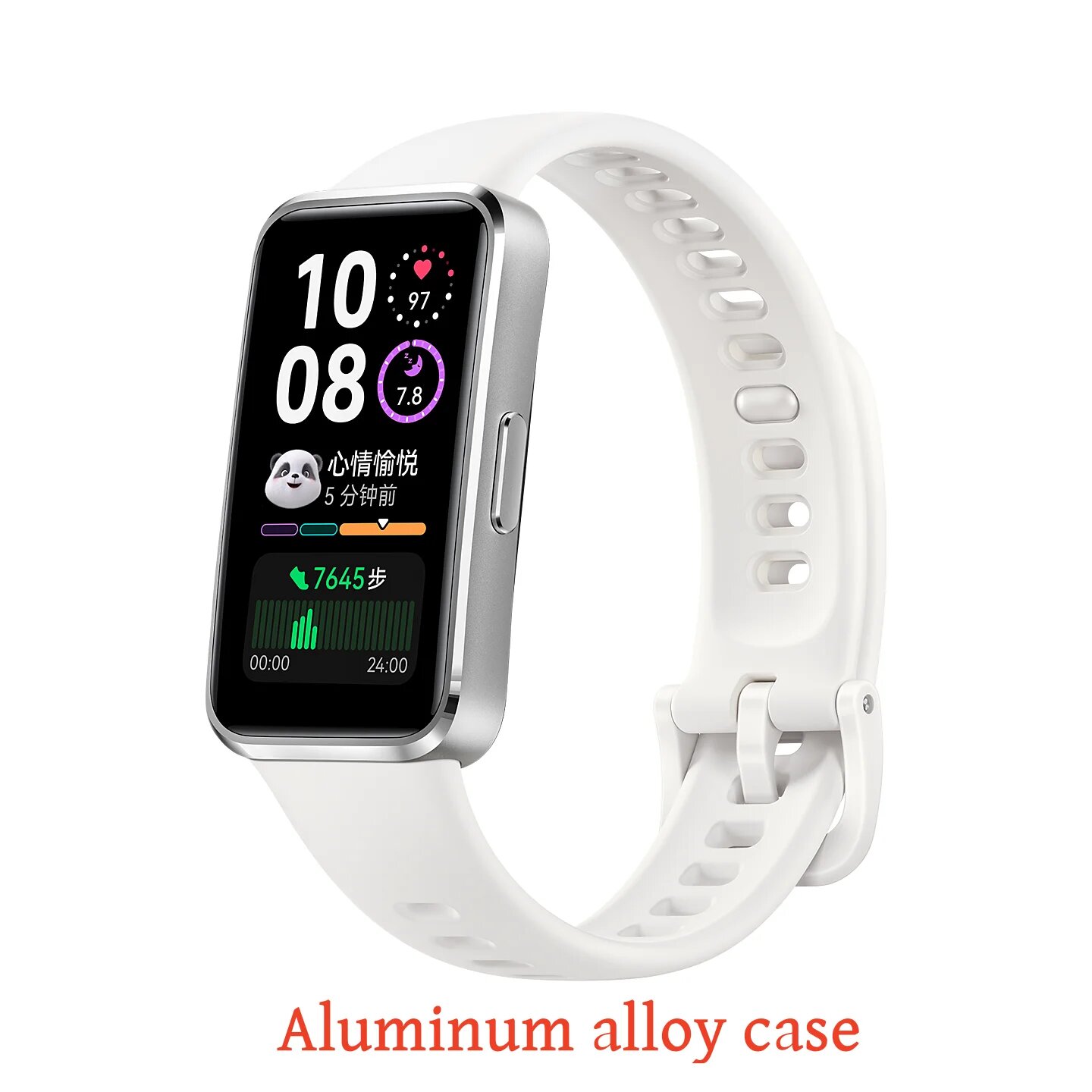 Huawei Band 10 Белый, Aluminum alloy case