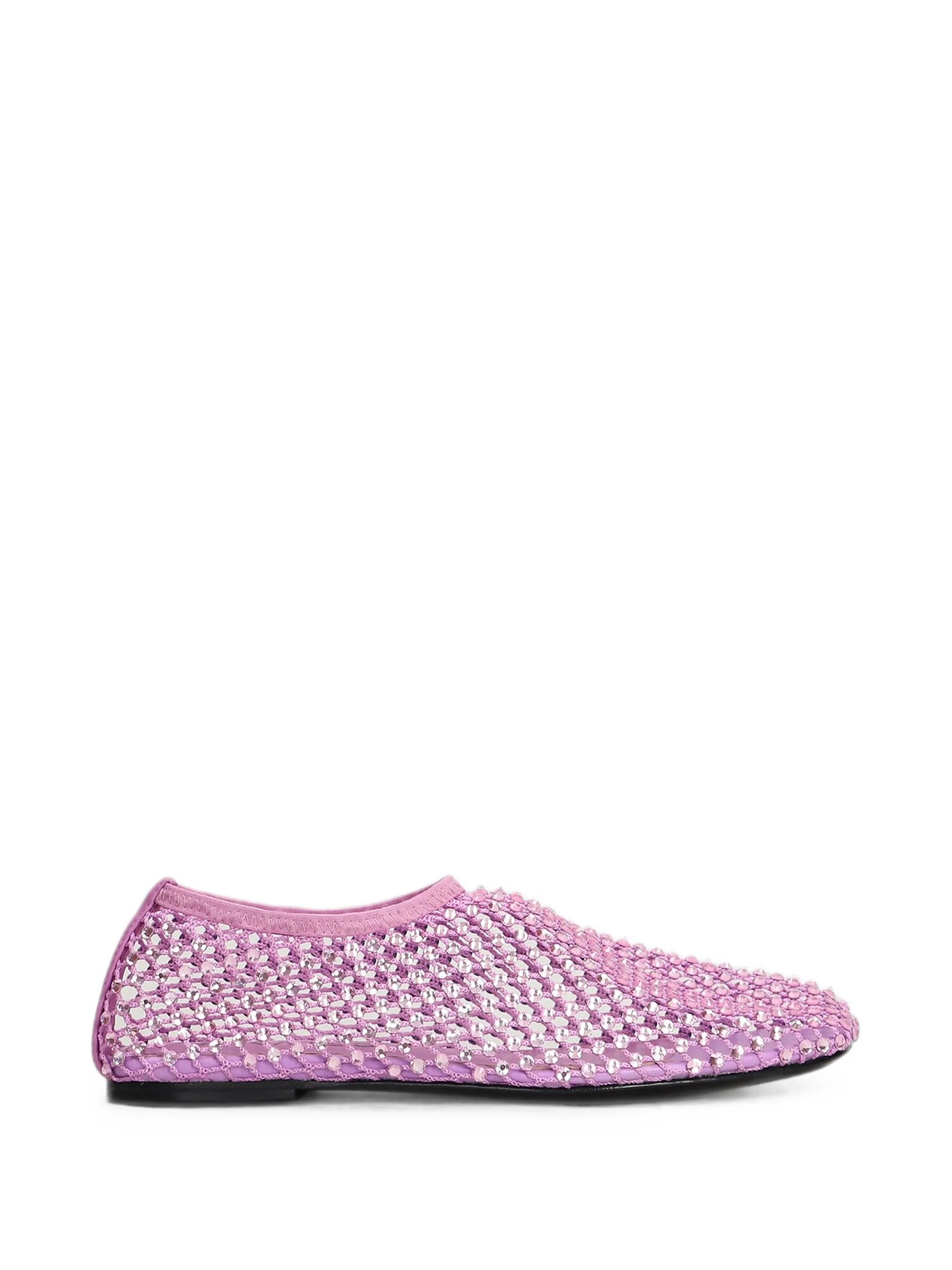 Балетки Crystal-embellished mesh ballet flats