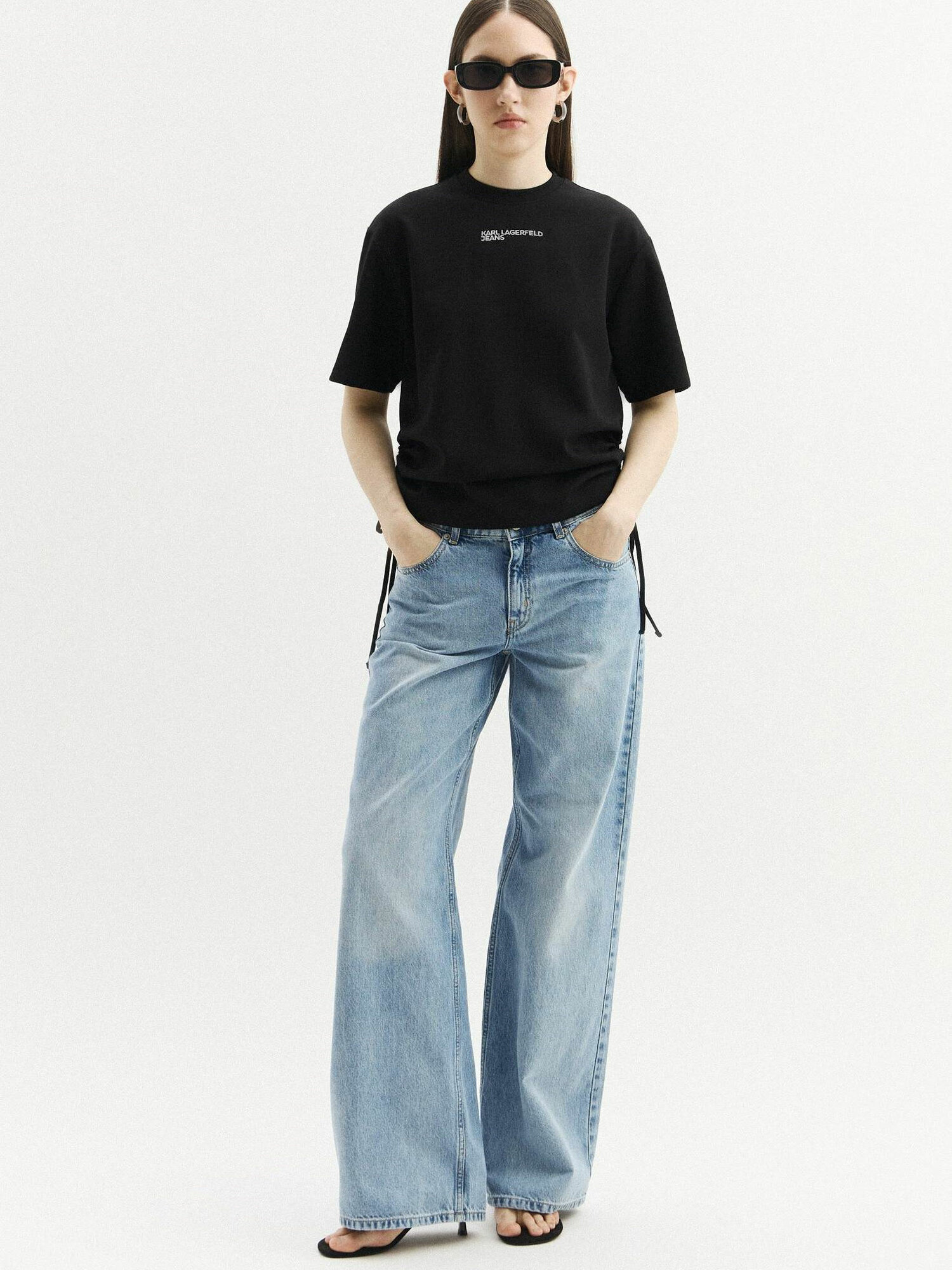 Футболка KARL LAGERFELD JEANS, размер S, черный — фото 1