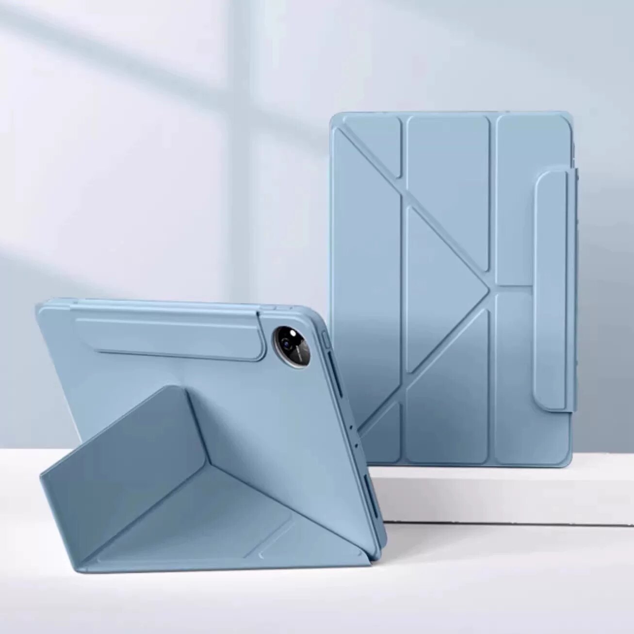 Lenovo Xiao Xin Pad Pro 2023 модель 12,7 дюйма, белый ледяной синий, магнитная застежка, без отсека для ручки