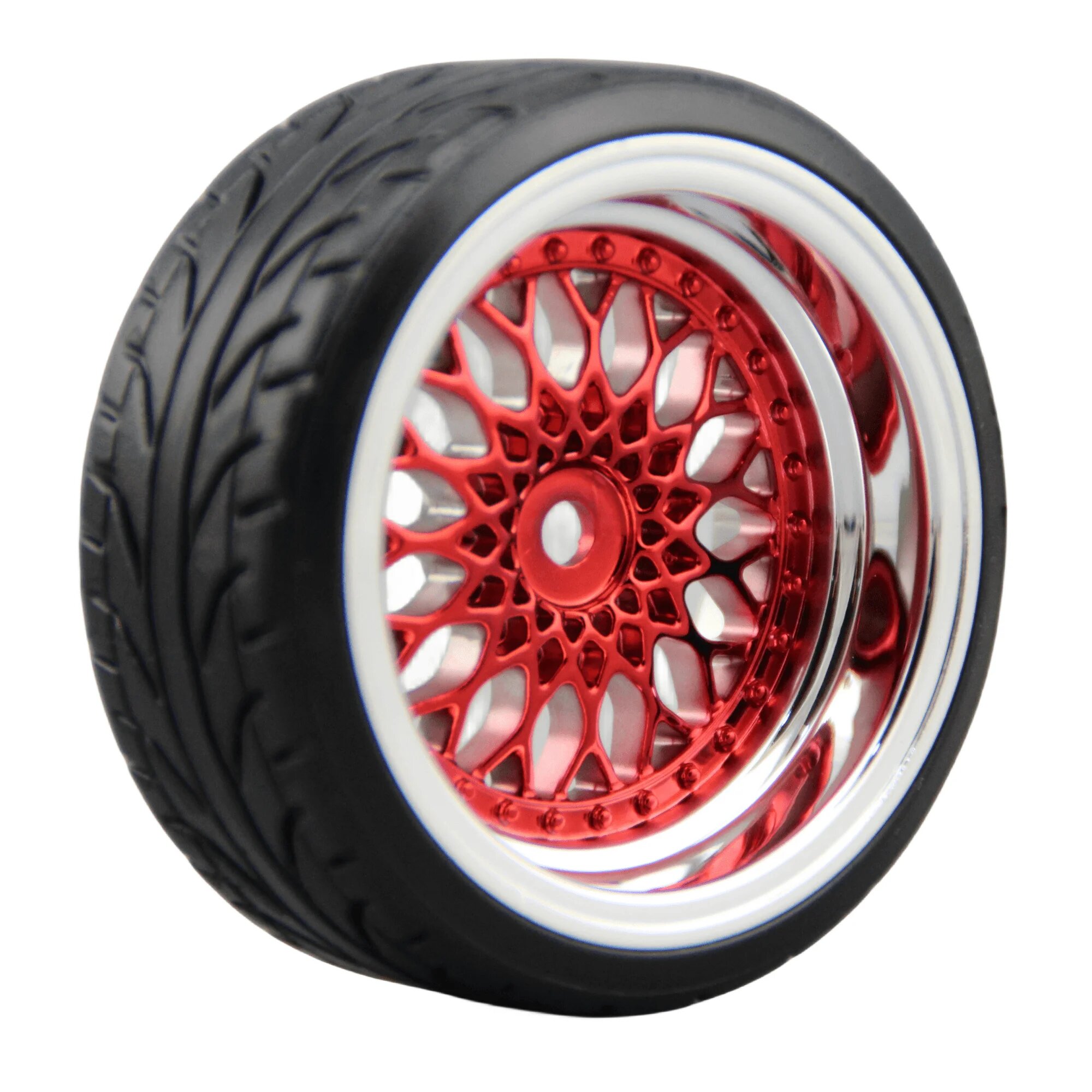RC шины для дрифта Kforce Racing Y12 3/6/9 мм Red 6mm offset