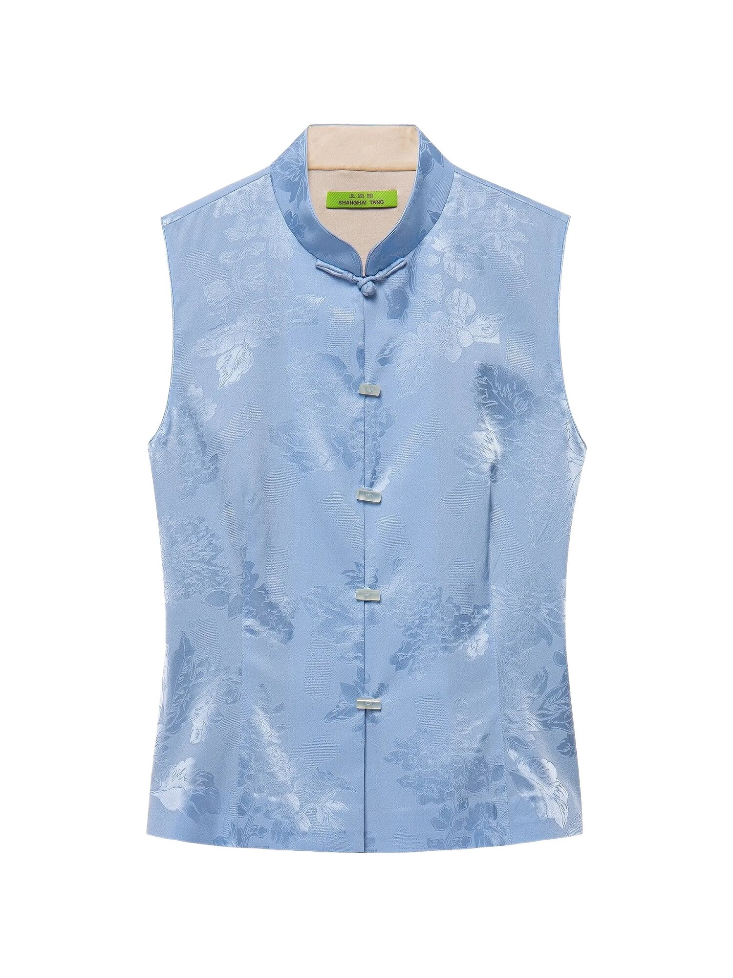 Топ Shanghai Tang Qipao floral-jacquard top