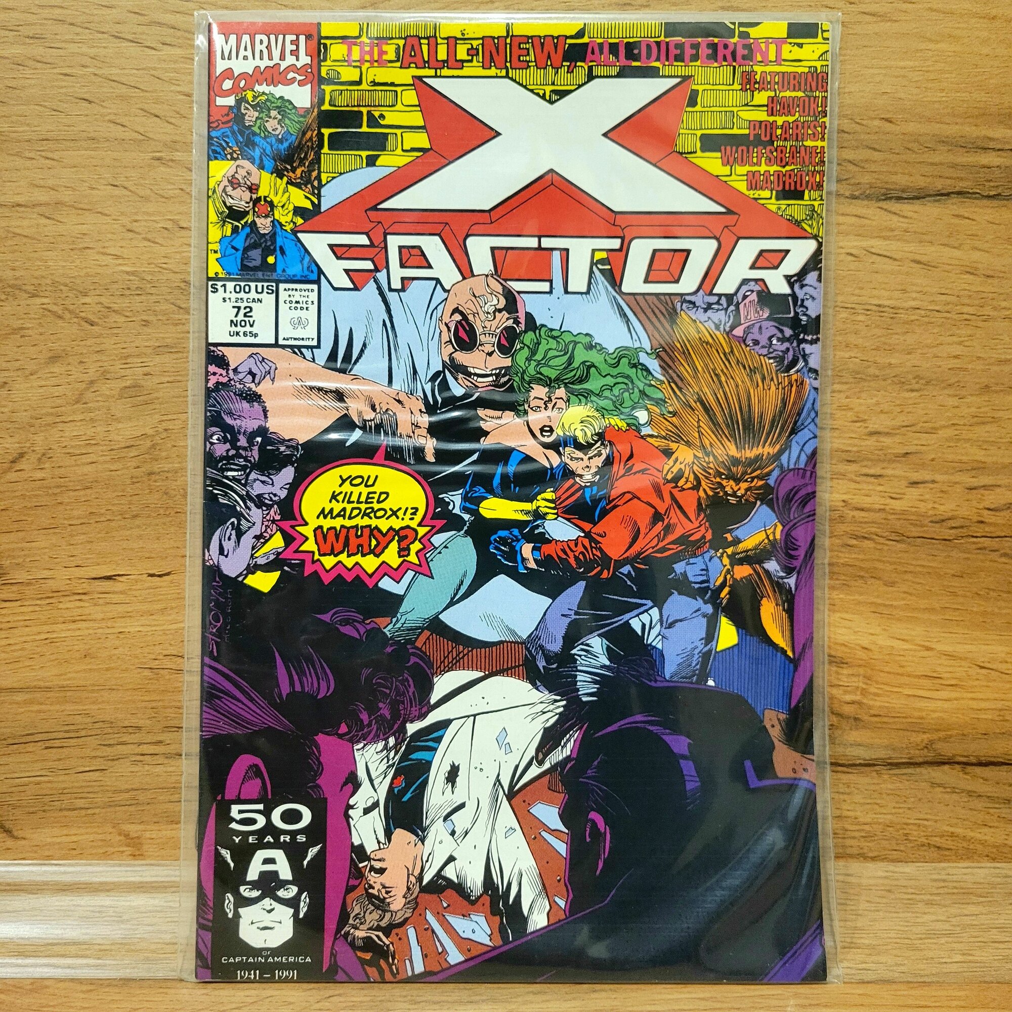 Ретро Комикс X-Factor #72. 1991 Год.