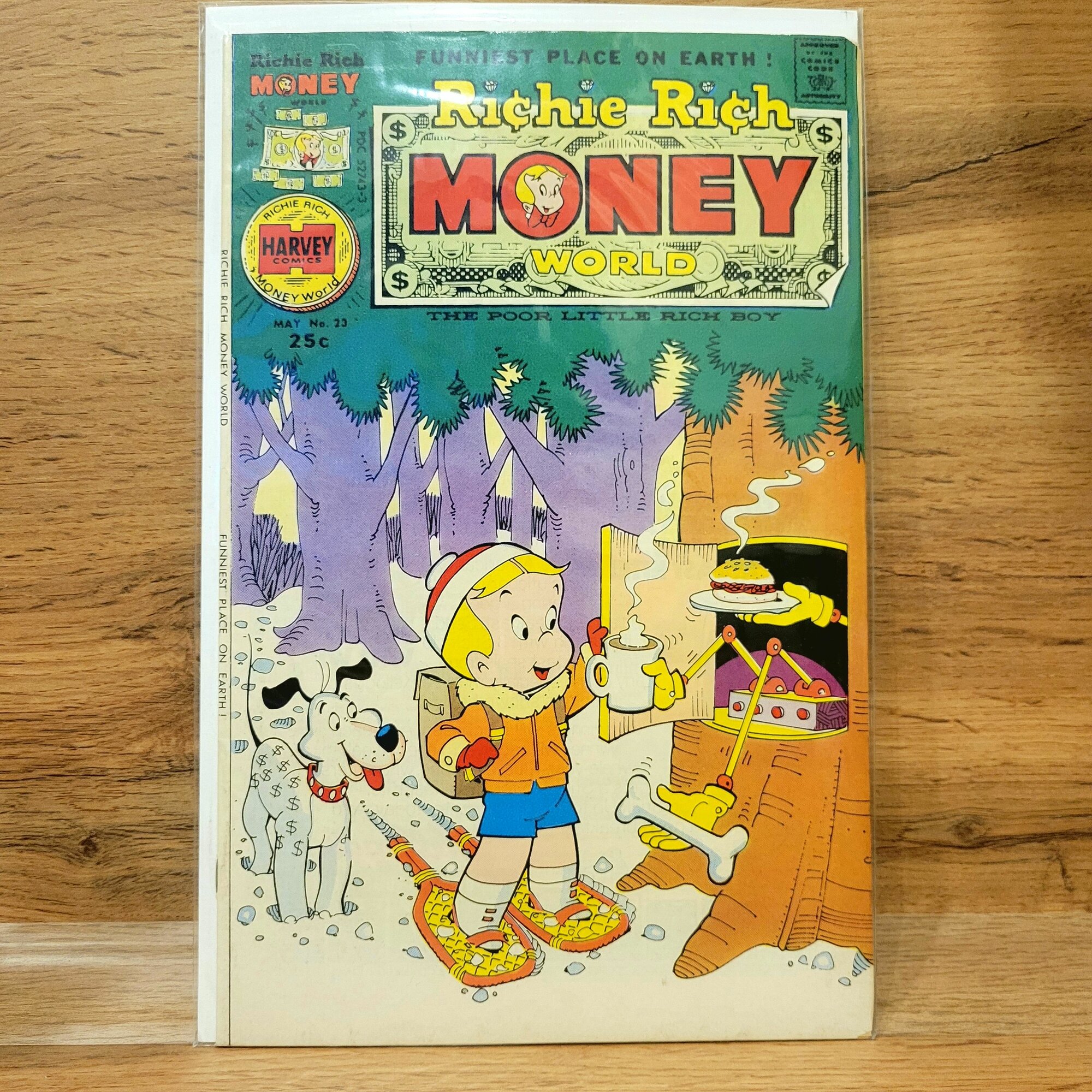 Раритетный Комикс Richie Rich Money World #23. 1975 Год. Комикс (сингл) на английском языке