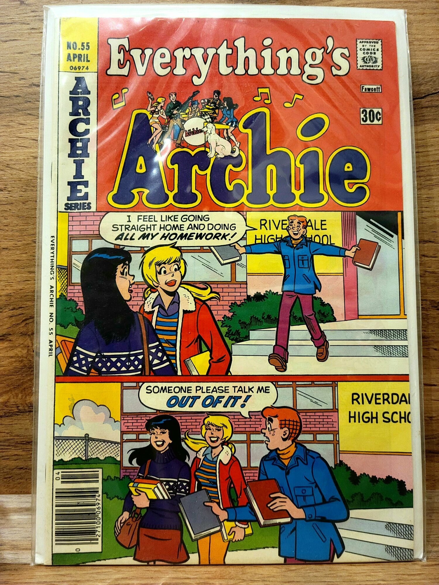 Раритетный Комикс Archie #55. 1978 Год. Оригинал!
