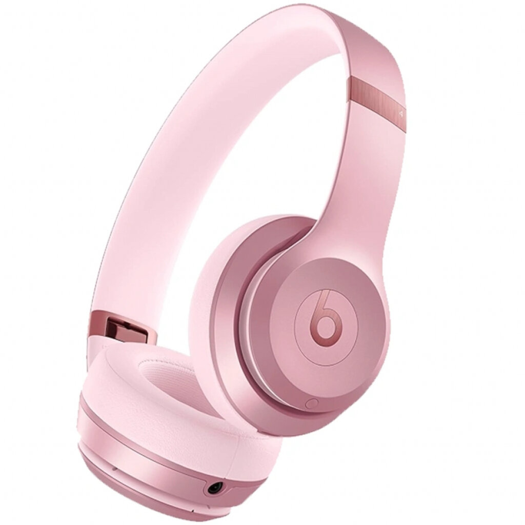 Beats Solo 4 Bluetooth Wireless On-Ear Headphones Metallic Pink MDWJ4 (Розовый) Global