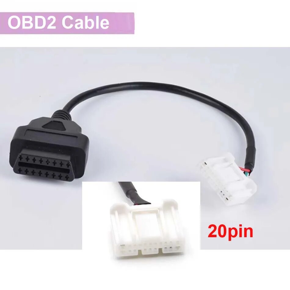 16-контактный разъем OBD2 для Tesla Model X S 20-контактный OBD2 диагностический инструмент «папа-мама» на 16-контактный кабель для адаптера Tesla 20pin Model X S